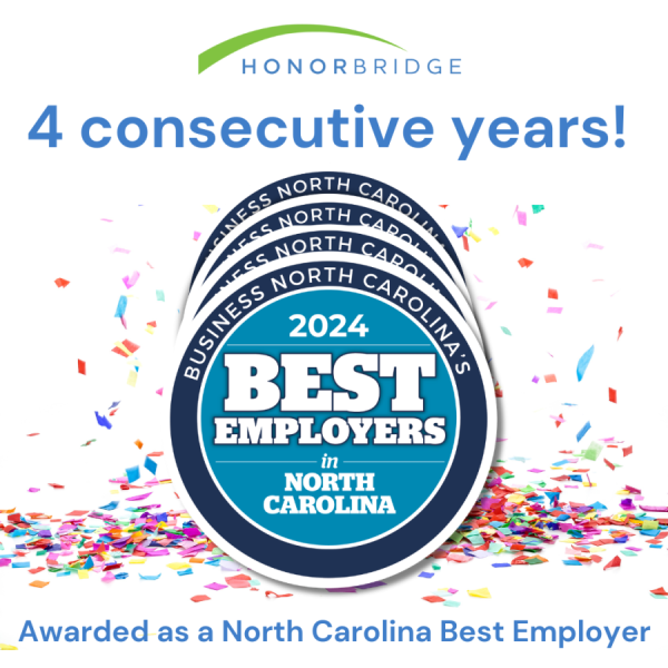 HonorBridge Clinches "NC Best Employer" Award for Fourth Consecutive ...